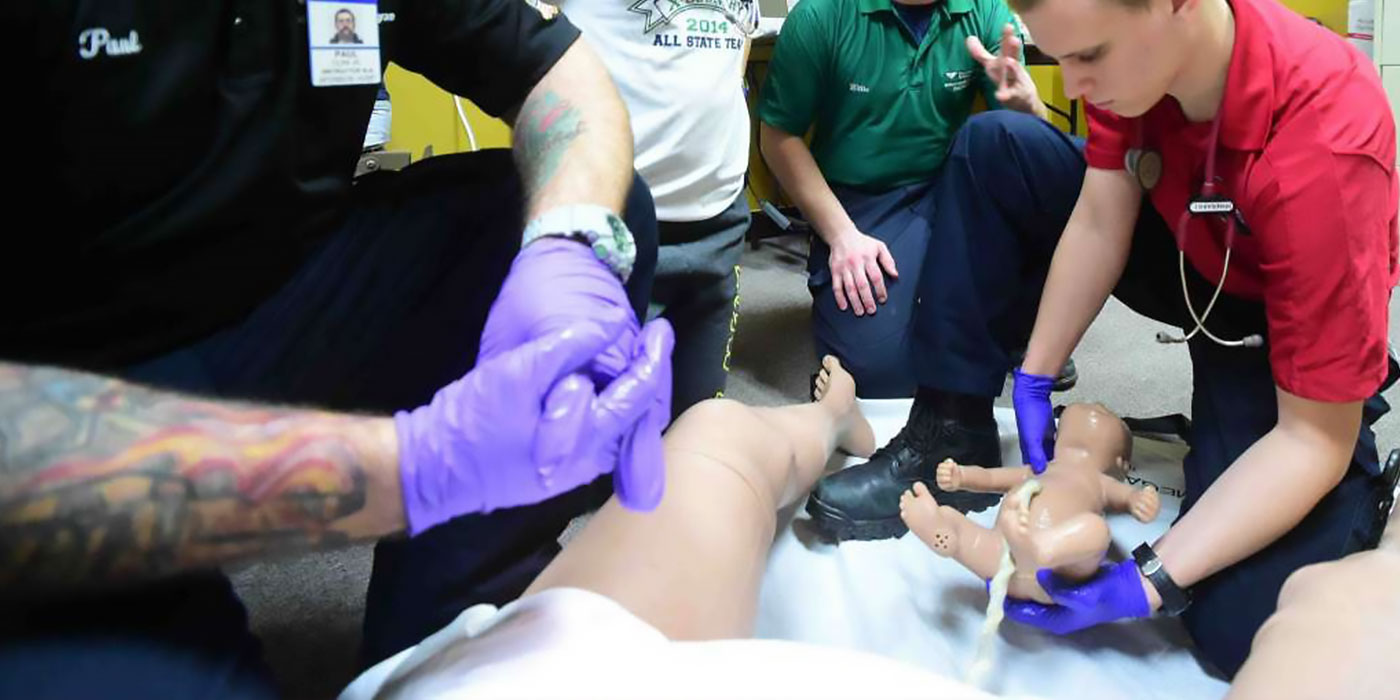 UNH Paramedics Use Simulation for Hands-on Childbirth Training ...